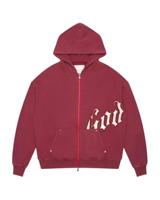 Godspeed Og Logo Hoodie in Red for Men | Lyst UK