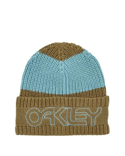 Oakley Tnp Deep Cuffed Beanie Hat in Green for Men | Lyst UK
