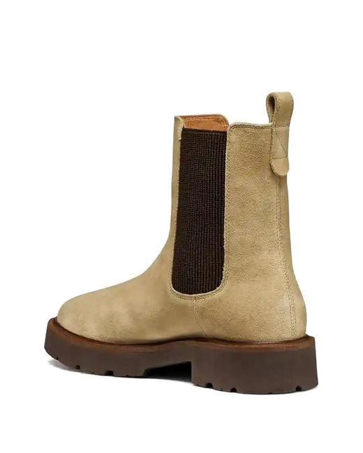 Geox 40Mm Norize Pull-Tab Lug-Sole Boots in Brown | Lyst UK