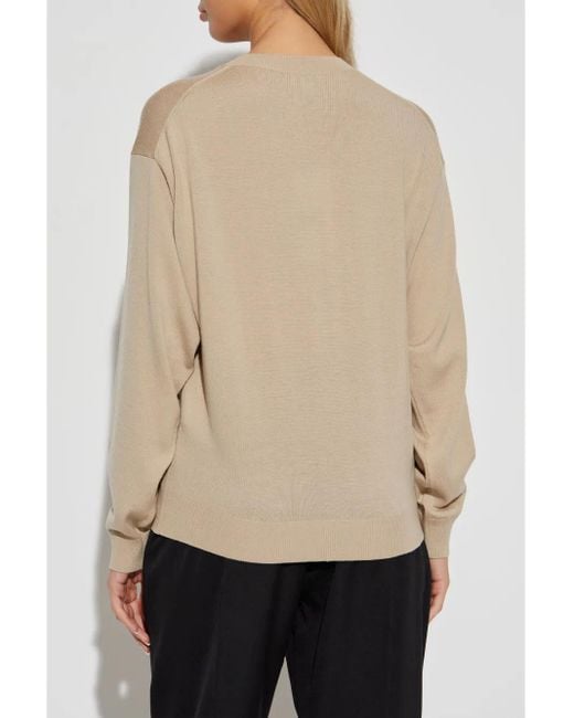 KENZO Boke Flower Wool Sweater in Natural | Lyst