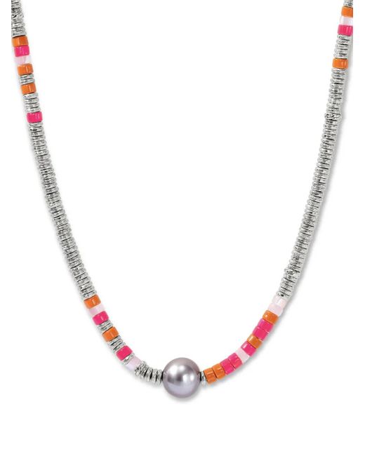 John Hardy Heishi Necklace in Pink | Lyst