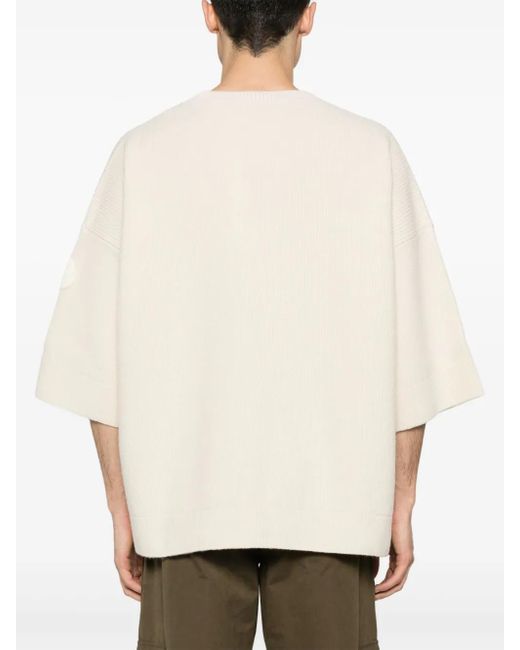 Moncler X Roc Nation Virgin Wool Jumper in White for Men | Lyst
