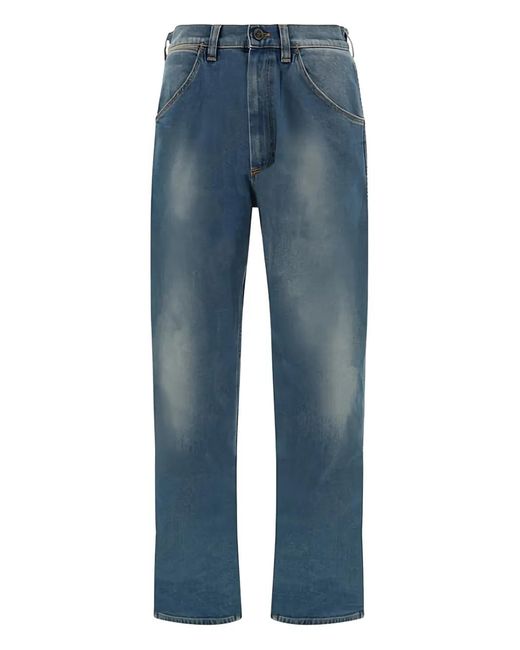 Vivienne Westwood Washed-Effect Jeans in Blue | Lyst UK