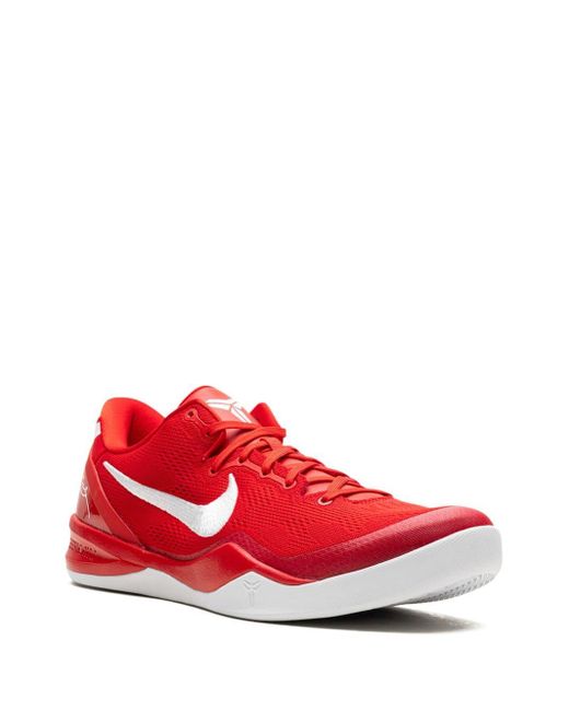 Nike Kobe 8 Protro Mesh Low-Top Sneakers in Red for Men | Lyst
