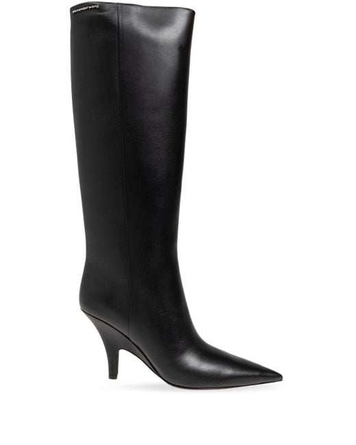 Alexander Wang 100Mm Diablo Boots in Black | Lyst