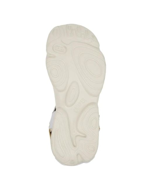 Camper Karst Strap Sandals in White | Lyst UK