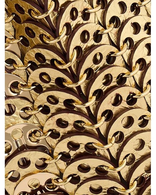 Rabanne Iconic Discs Bucket Bag in White | Lyst UK