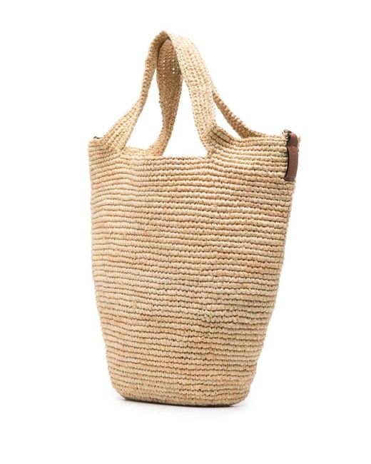 Loewe Woven Tote Bag in Natural | Lyst