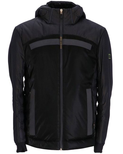 BOSS X Ajbxng Zip-up Hooded Jacket in Black for Men | Lyst