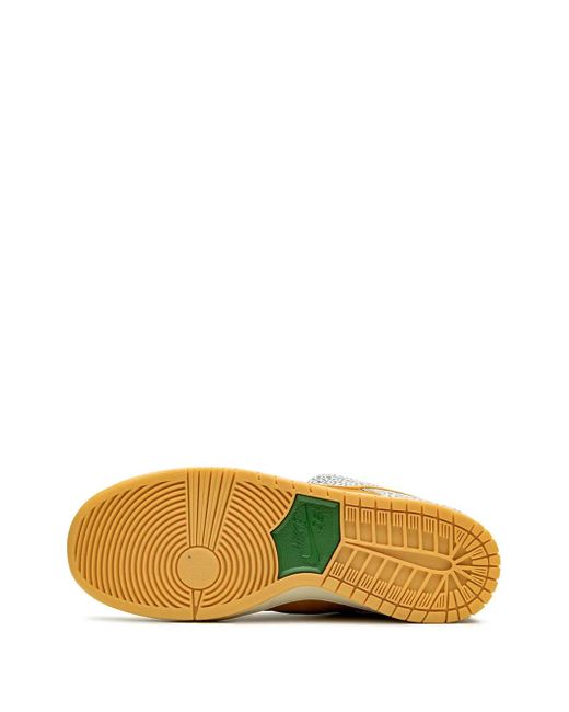 Nike Sb Dunk Low Pro "Safari" Sneakers in Yellow | Lyst UK