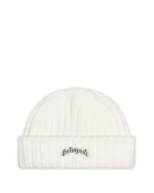 Godspeed Logo-Embroidered Beanie in White for Men | Lyst UK
