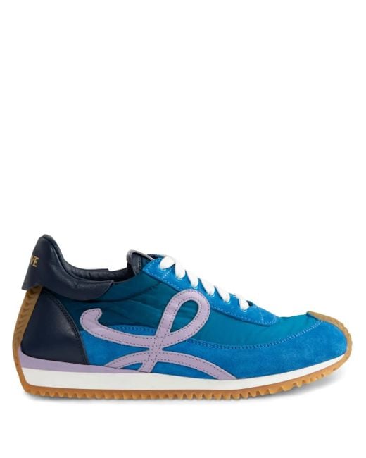 Loewe Flow Runner Mesh-Panelled Sneakers in Blue | Lyst