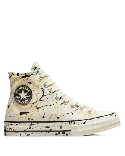 Converse Chuck 70 High "Archive Paint Splatter" Sneakers in Natural for ...