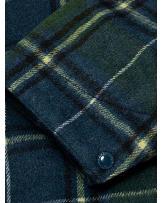 Aape By A Bathing Ape Check Appliqué Jacket in Green for Men | Lyst UK