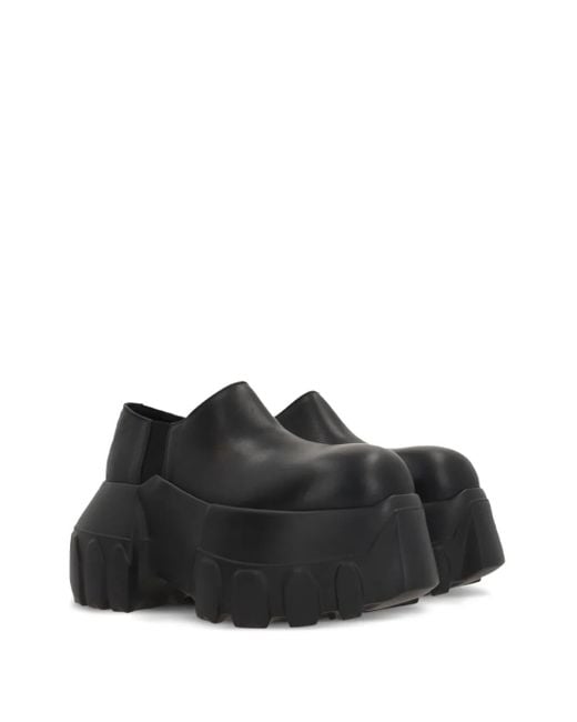 Rick Owens Platform Loafers in Black | Lyst