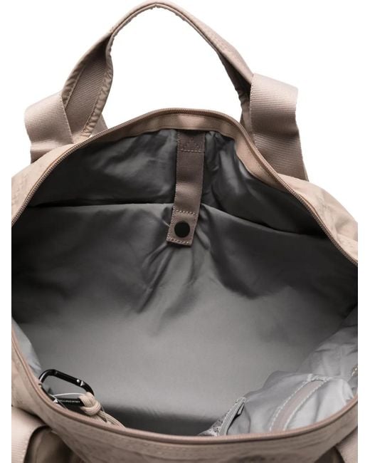 adidas By Stella McCartney Logo Zip Tote Bag in Natural | Lyst UK