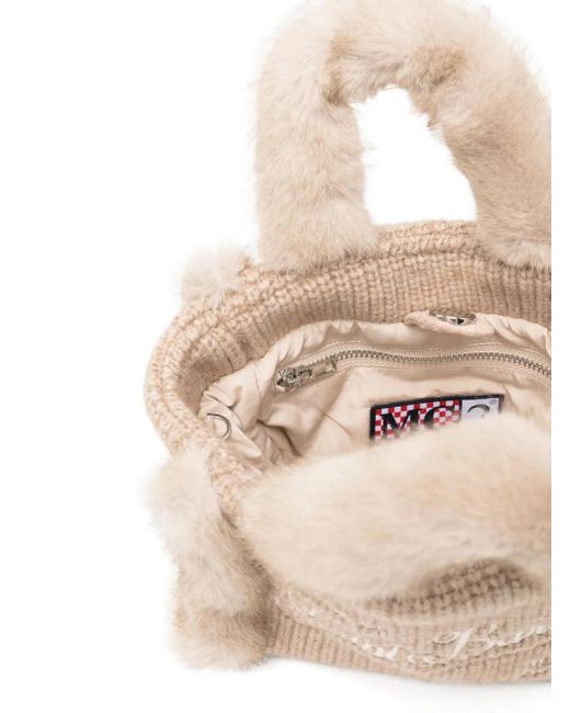 Mc2 Saint Barth Mini Vanity Tote Bag in Natural | Lyst UK