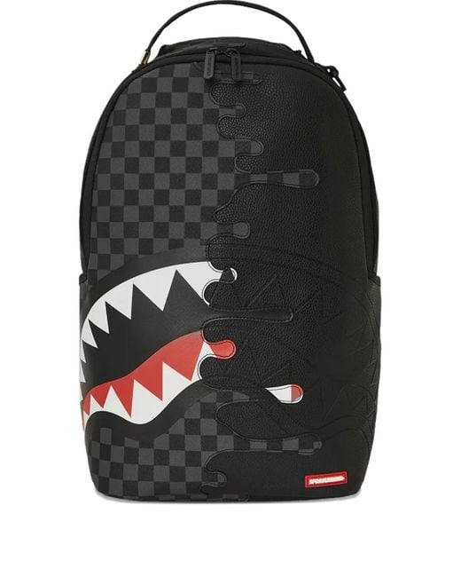 Sprayground Unfinished Shark Backpack in Black for Men | Lyst