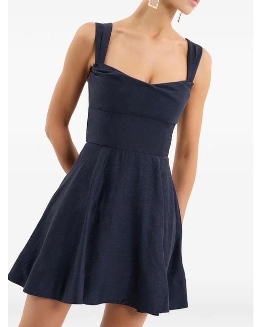 Rebecca Vallance Serenity Mini Dress in Blue | Lyst UK