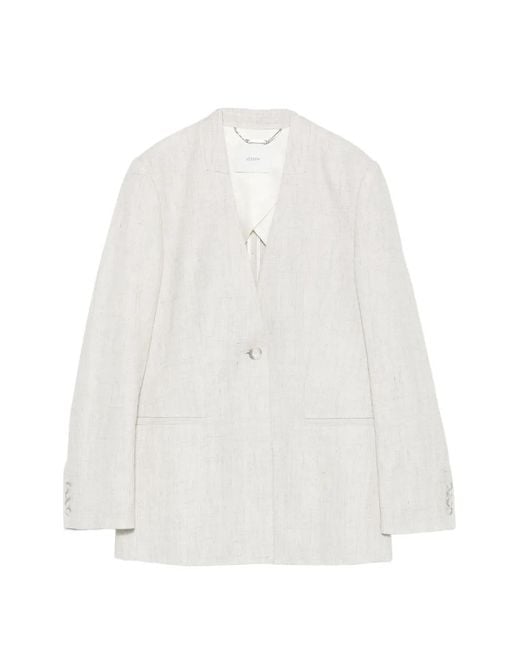 JOSEPH Ferula Blazer in White | Lyst