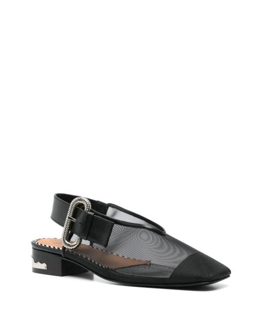 Toga Mesh Pumps in Black | Lyst