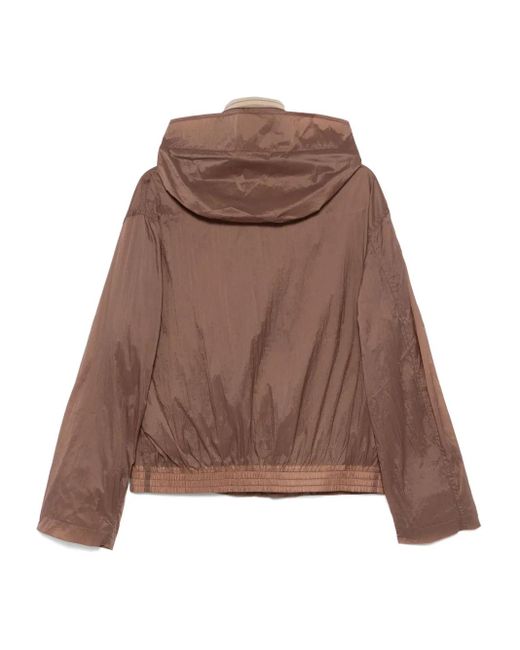 RANRA Hooded Jacket in Brown for Men | Lyst