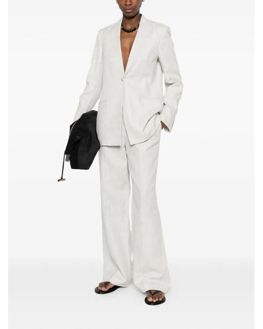 JOSEPH Ferula Blazer in White | Lyst