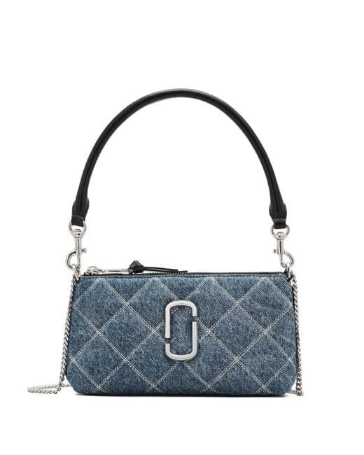 Marc Jacobs The Quilted Denim Utility Cross Body Bag in Blue | Lyst
