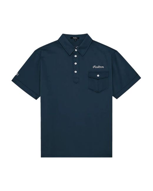 Malbon Golf X Jesper Parnevik Cotton Polo Shirt in Blue for Men | Lyst UK
