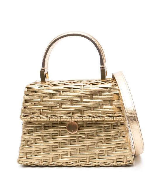 Cult Gaia Sybil Cross Body Bag in Metallic | Lyst