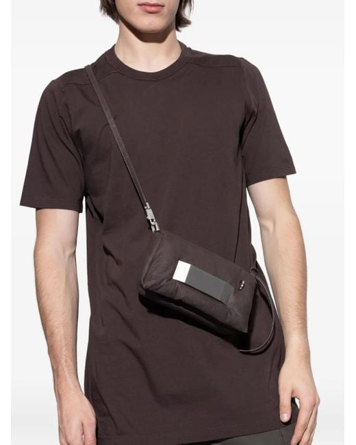 Rick Owens Griffin Padded Shoulder Bag in Black | Lyst