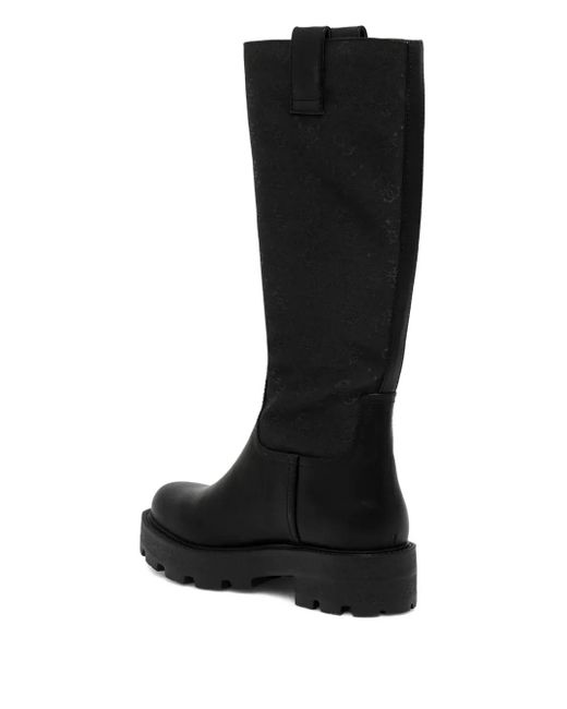 Guess Yannis 4G Logo-Pattern Boot in Black | Lyst UK