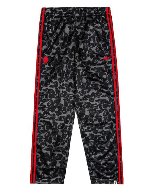 adidas X Bape Firebird Track Pants in Gray for Men | Lyst