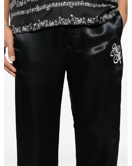 Amiri Ma Music Note Track Trousers in Black for Men | Lyst
