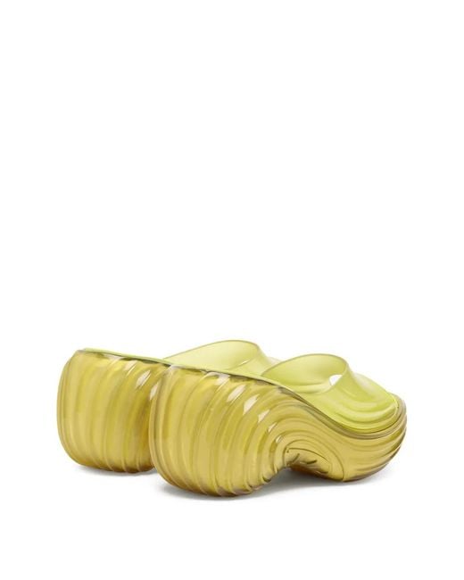 DIESEL X Melissa Quantum Platform Sandals in Yellow | Lyst