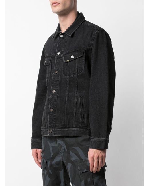 Supreme Denim Trucker Jacket in Black for Men - Lyst
