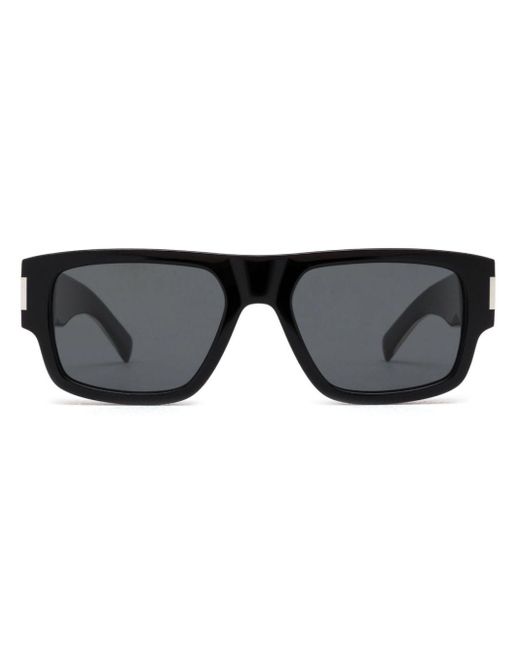 Saint Laurent Rectangle-Frame Sunglasses in Black for Men | Lyst UK