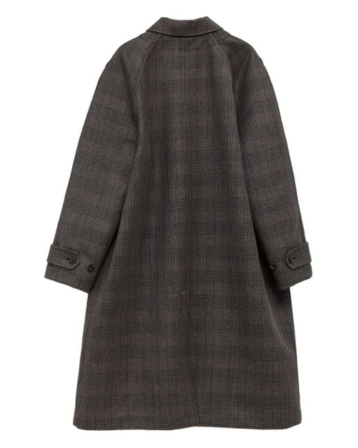 The Row Palo Plaid-Pattern Reversible Coat in Natural for Men | Lyst UK