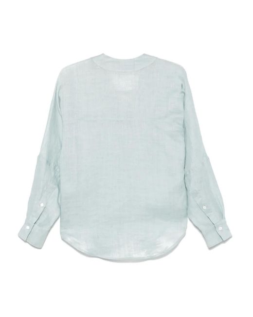 Tela Ramie Blouse in Blue | Lyst