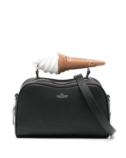 Maison Mihara Yasuhiro Ice Cream Cone-Handle Cross Body Bag in Black | Lyst