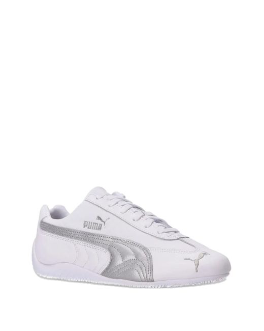 PUMA Speedcat Og Leather Low-Top Sneakers in White | Lyst
