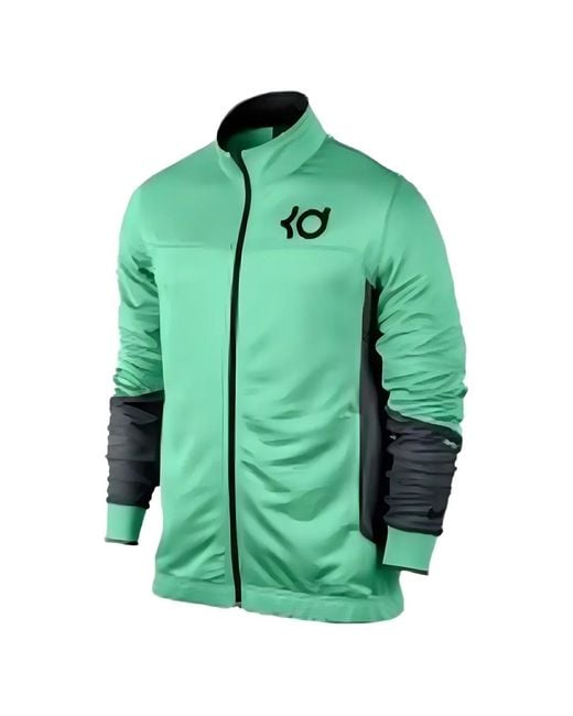 Nike Logo-Detail Sport Jacket in Green for Men | Lyst UK