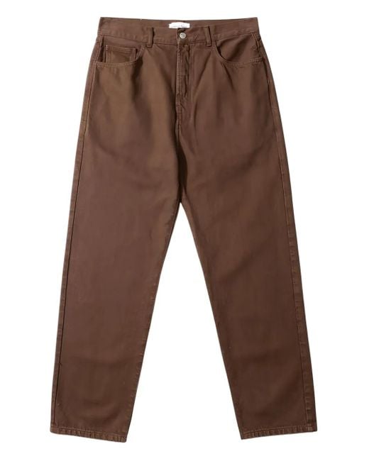 Dean Edmonds Edmmomd Plain Trousers in Brown for Men | Lyst UK