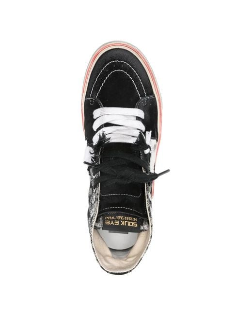 Paul Esterlin Caly Star Leopard High-Top Sneakers in White | Lyst UK