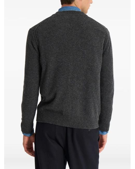 Pringle of Scotland Logo Cardigan in Black for Men | Lyst UK