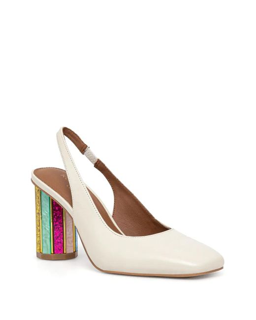 Kurt Geiger 80Mm Perspex Pumps in White | Lyst