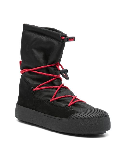 Moon Boot Mtrack Polar Cordy Boots in Black for Men | Lyst
