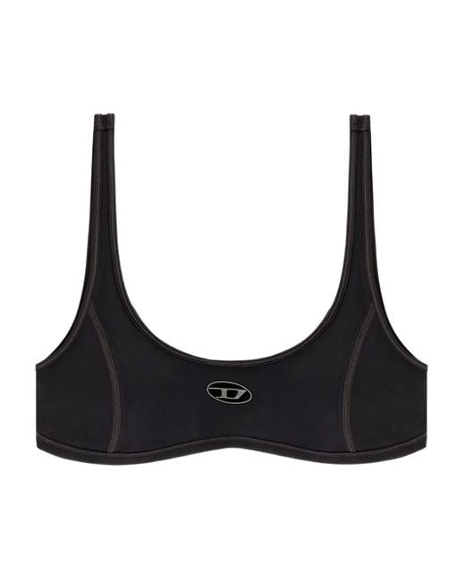 DIESEL Chelsea-Utlt Cut-Out Sports Bra in Black | Lyst UK