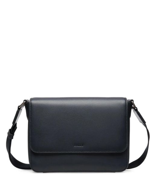 Bally Leather Messenger Bag in Black for Men | Lyst UK