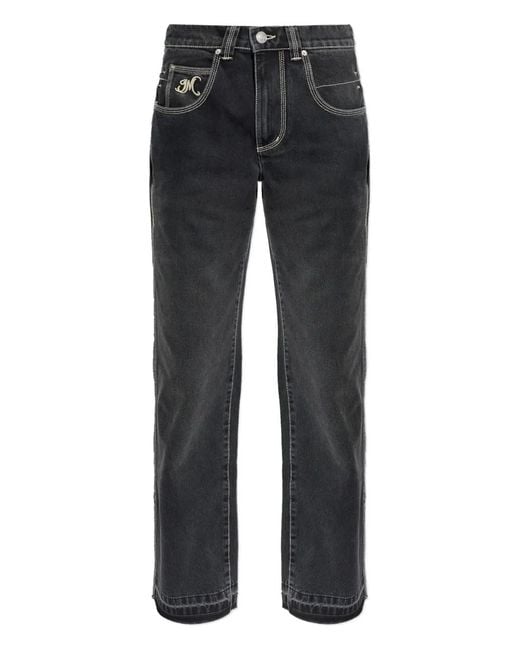 Isabel Marant Jeyda Embroidered Jeans in Black | Lyst UK